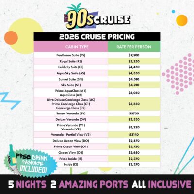 Announcing The 90s Cruise - Year 2! - The 90s Cruise